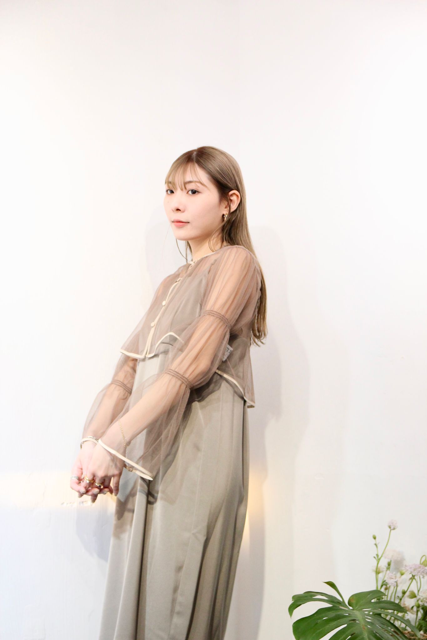 Lena hojicha sheer ops set (outer+ops) – Aurora Studio